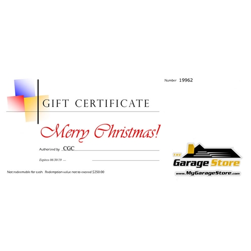 Store Gift Certificate Template